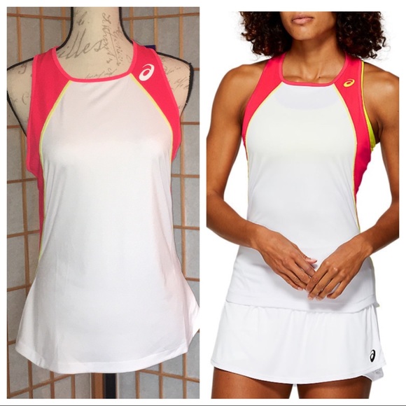Asics | Tops | Nwt Asics Club Tennis Athletic Tank Top White L | Poshmark